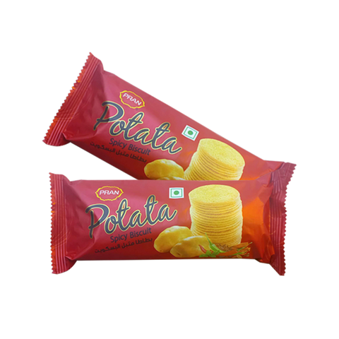 Pran Potato Spicy Biscuits 100g x 5pcs – Frankie Supermarket
